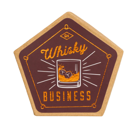 Whisky Coasters - Set of 4 - SAMSON A Men's Emporium